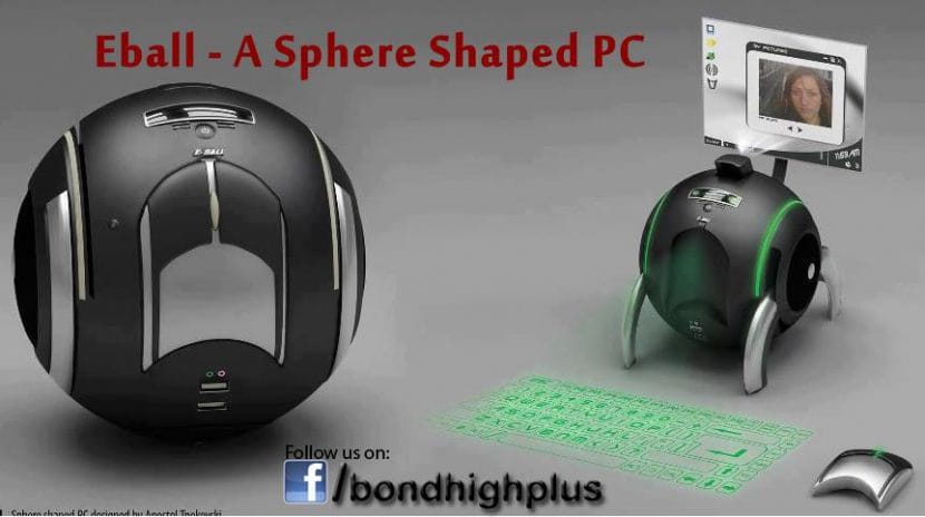 E-Ball Concept PC: a sphere shaped computer | Bond High Plus